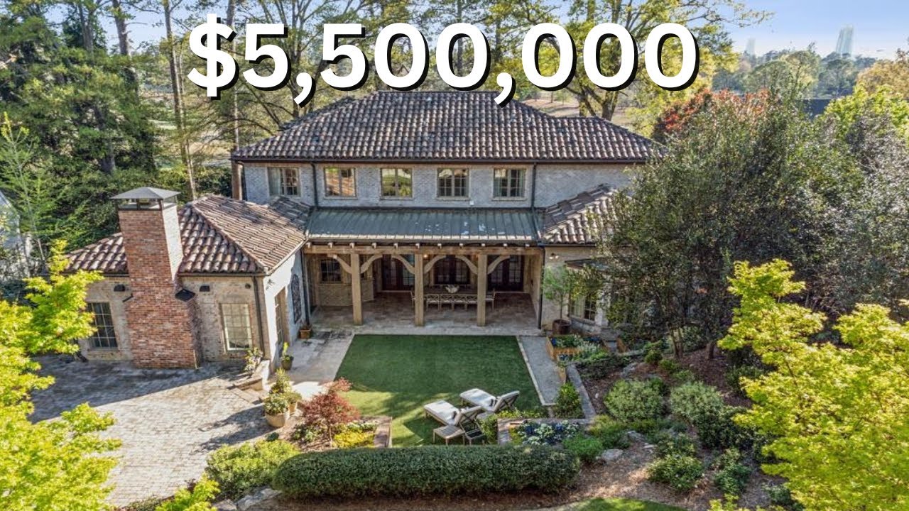 Tour This Stunning $5.5 Million Luxury Home In Brookhaven, Georgia ...